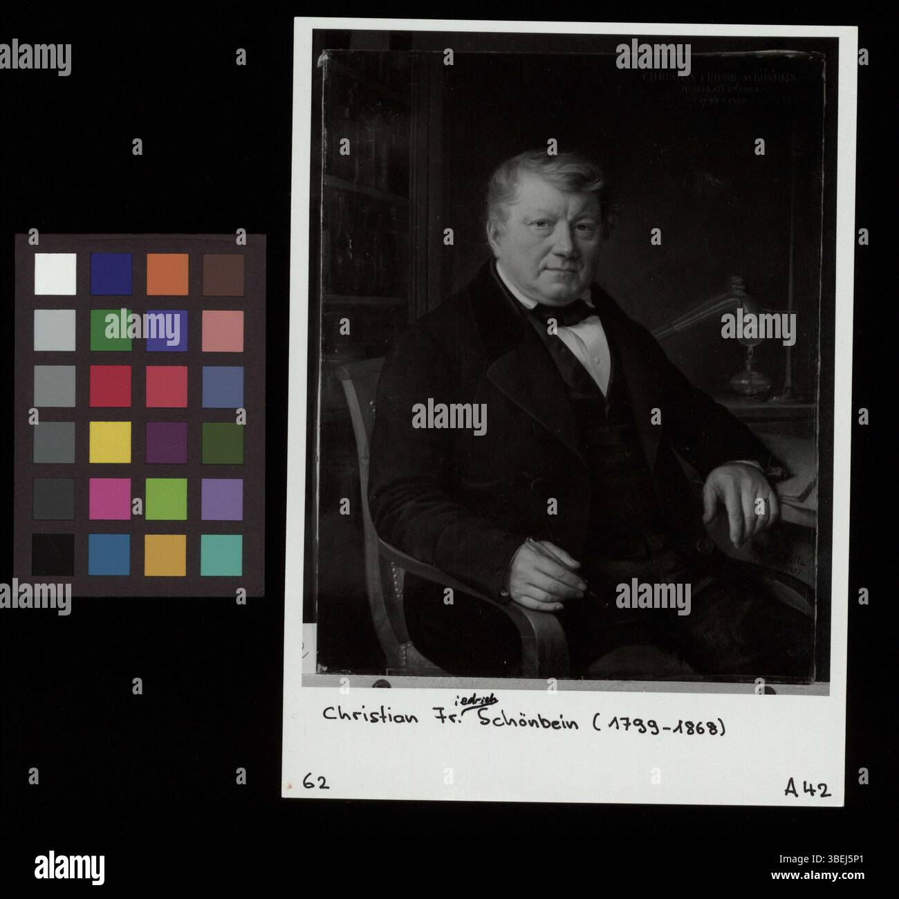 This black-and-white photograph of a painting by Heinrich Beltz shows ...