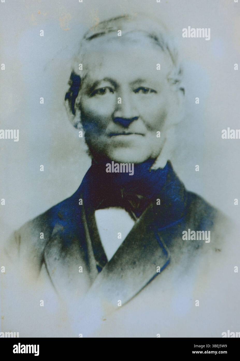 This old photograph depicts Ferdinand Heuer, a teacher and organist in ...