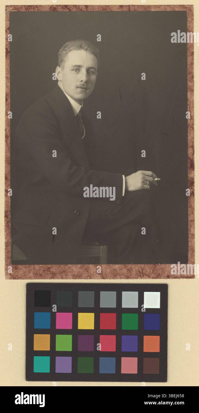 This black-and-white photograph from circa 1912 features Hermann ...