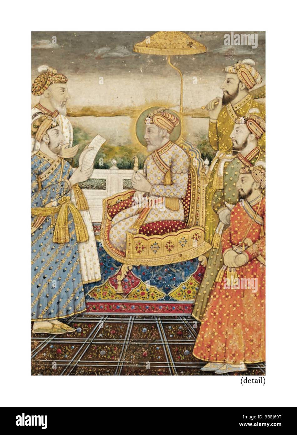 This portrait of Mughal Emperor Jahandar Shah (1661-1713) from the ...