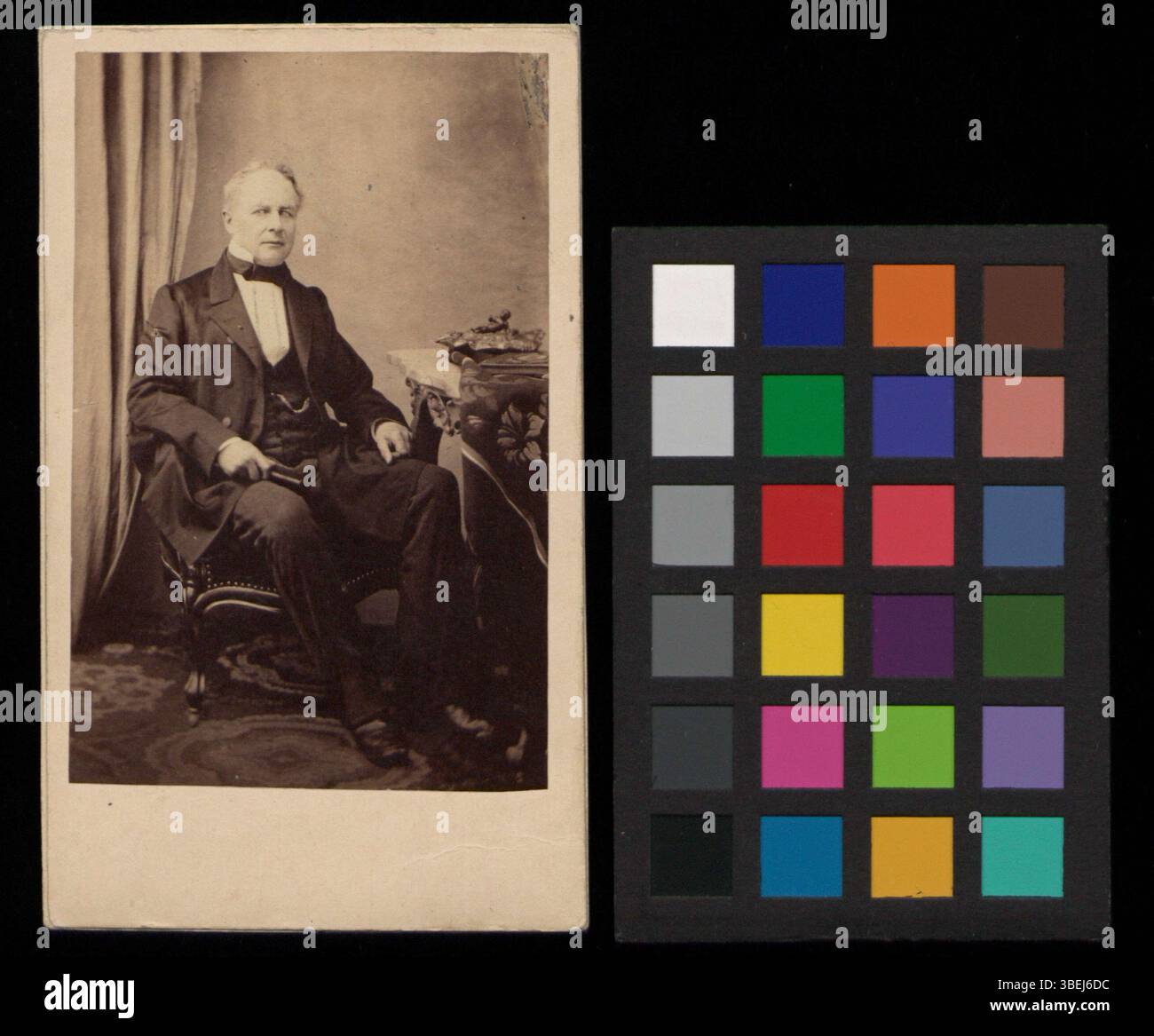 This black-and-white photograph, taken between 1850 and 1870, shows ...