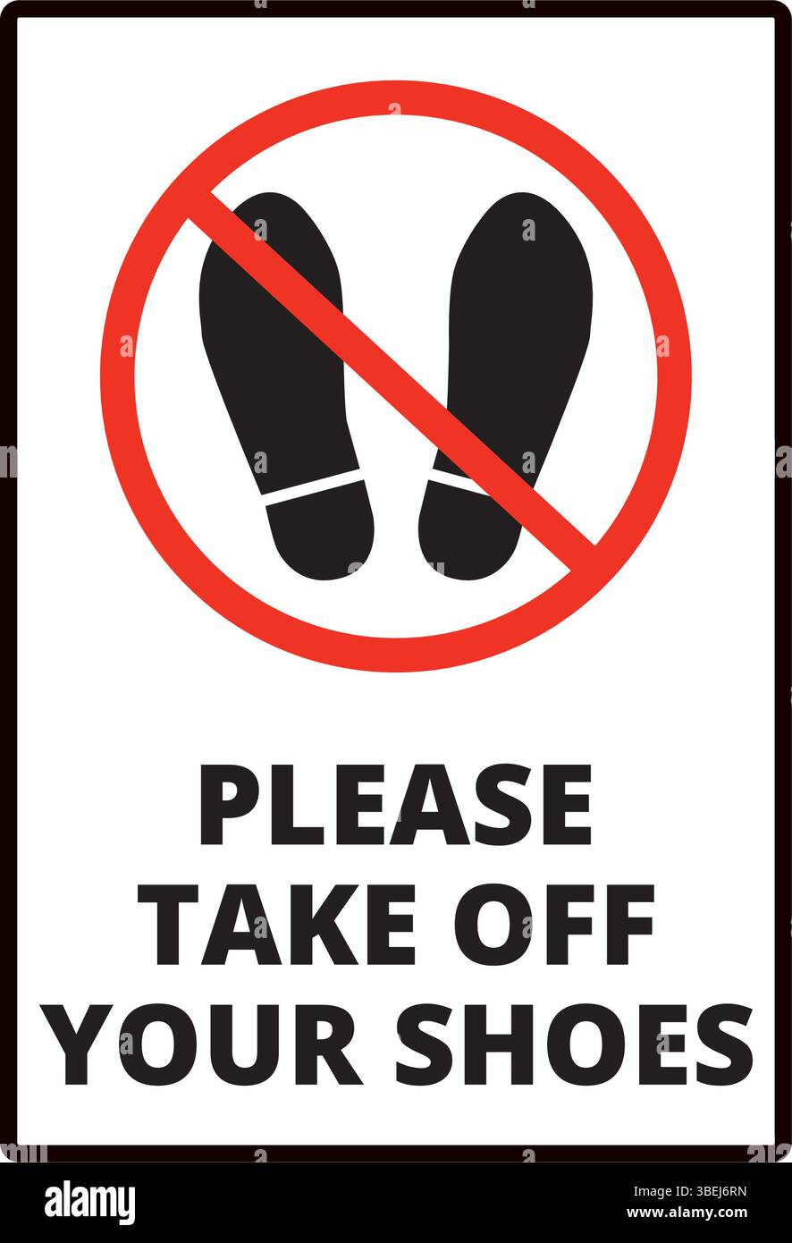 Please remove your shoes hi-res stock photography and images - Alamy