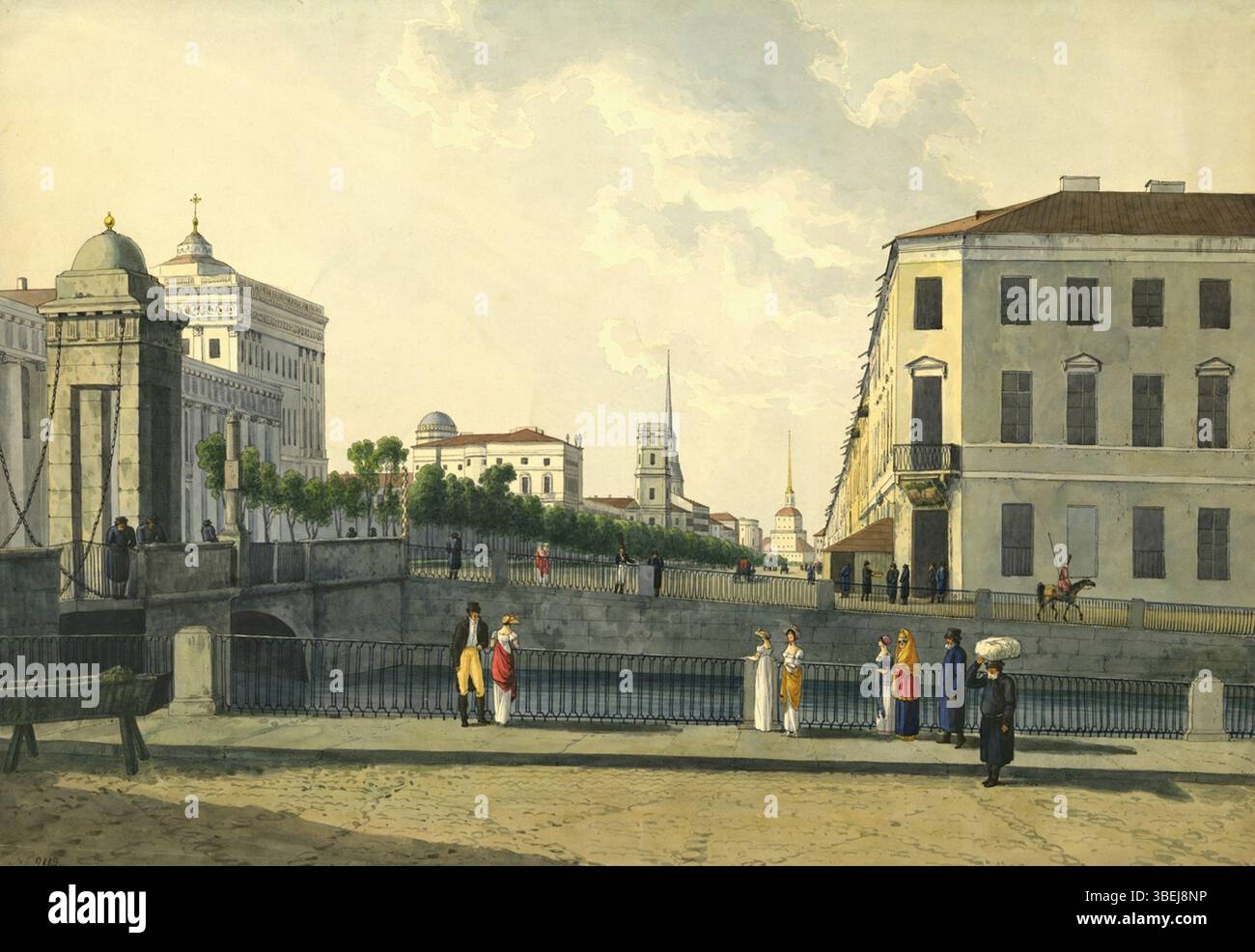 This painting by Andrey Yefimovich Martynov (1768–1826) shows a view of ...