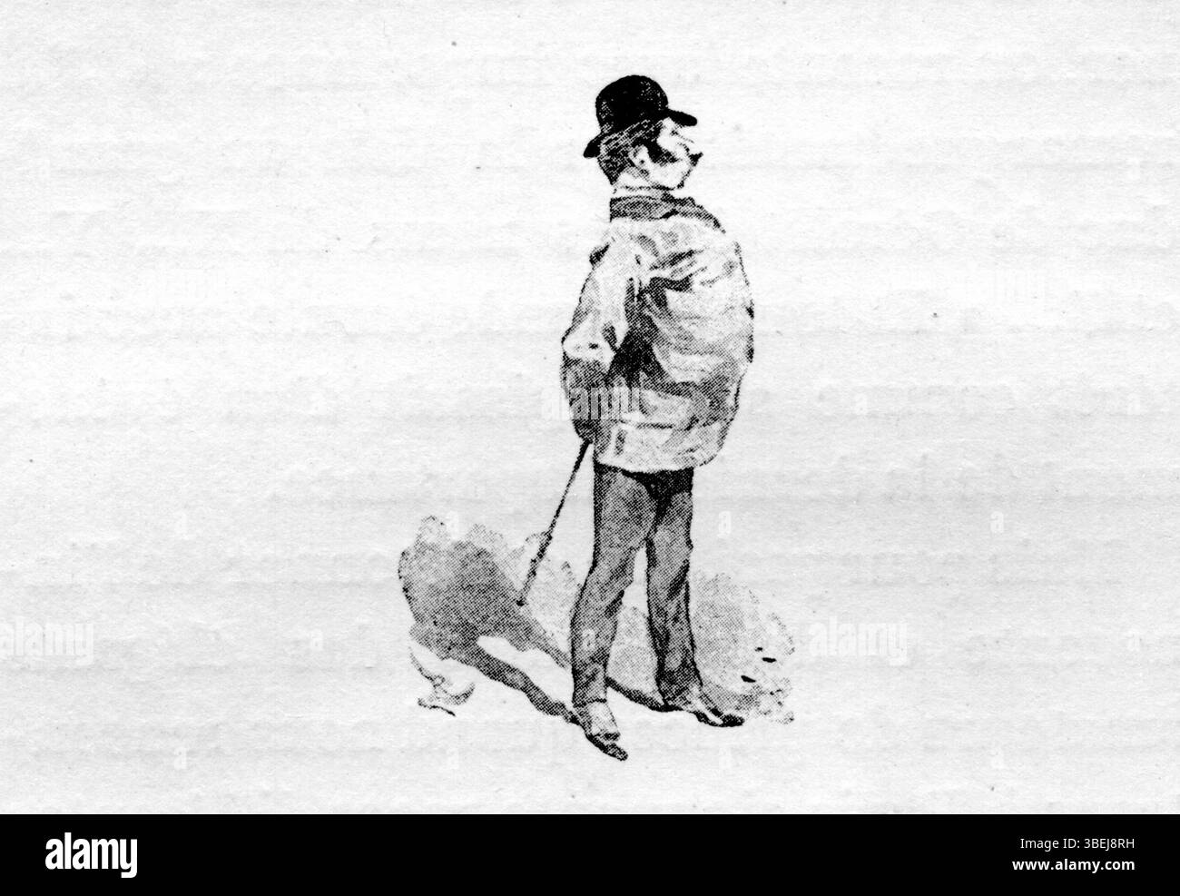Édouard Riou's illustration on page 036 of Maupassant's *Sur l'Eau ...