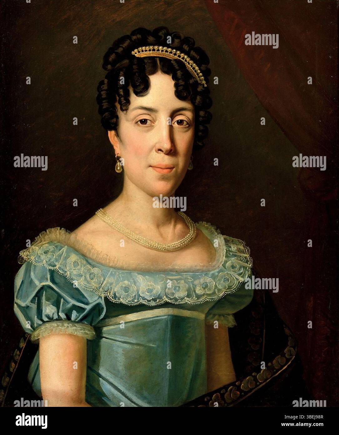 This portrait of Angelique Nicole Pierre (1766-1829), wife of French ...
