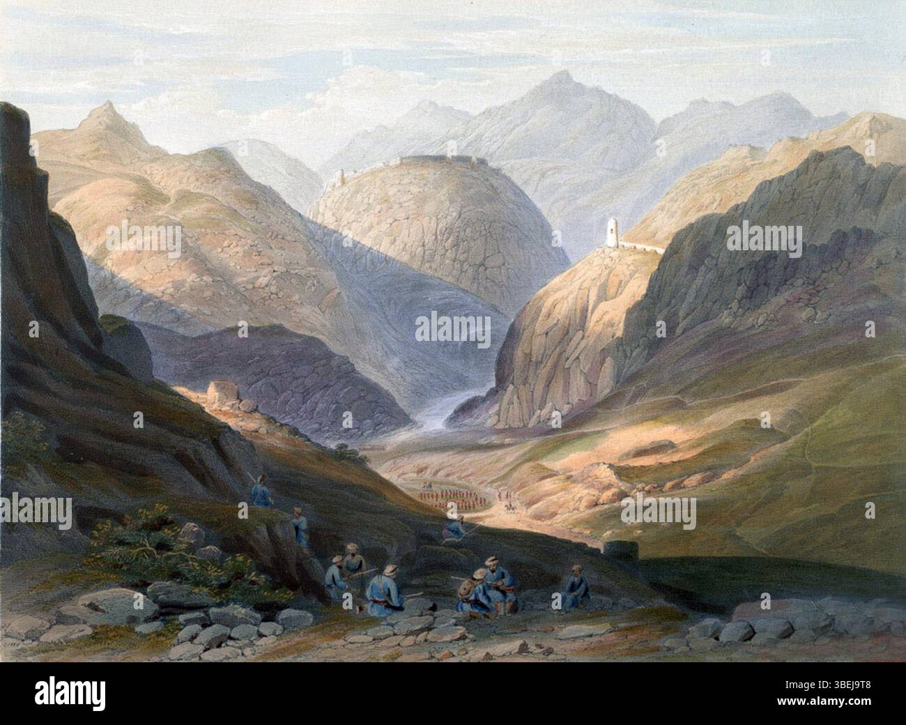 This image, created by Lieutenant Rattray, portrays the Army of the ...
