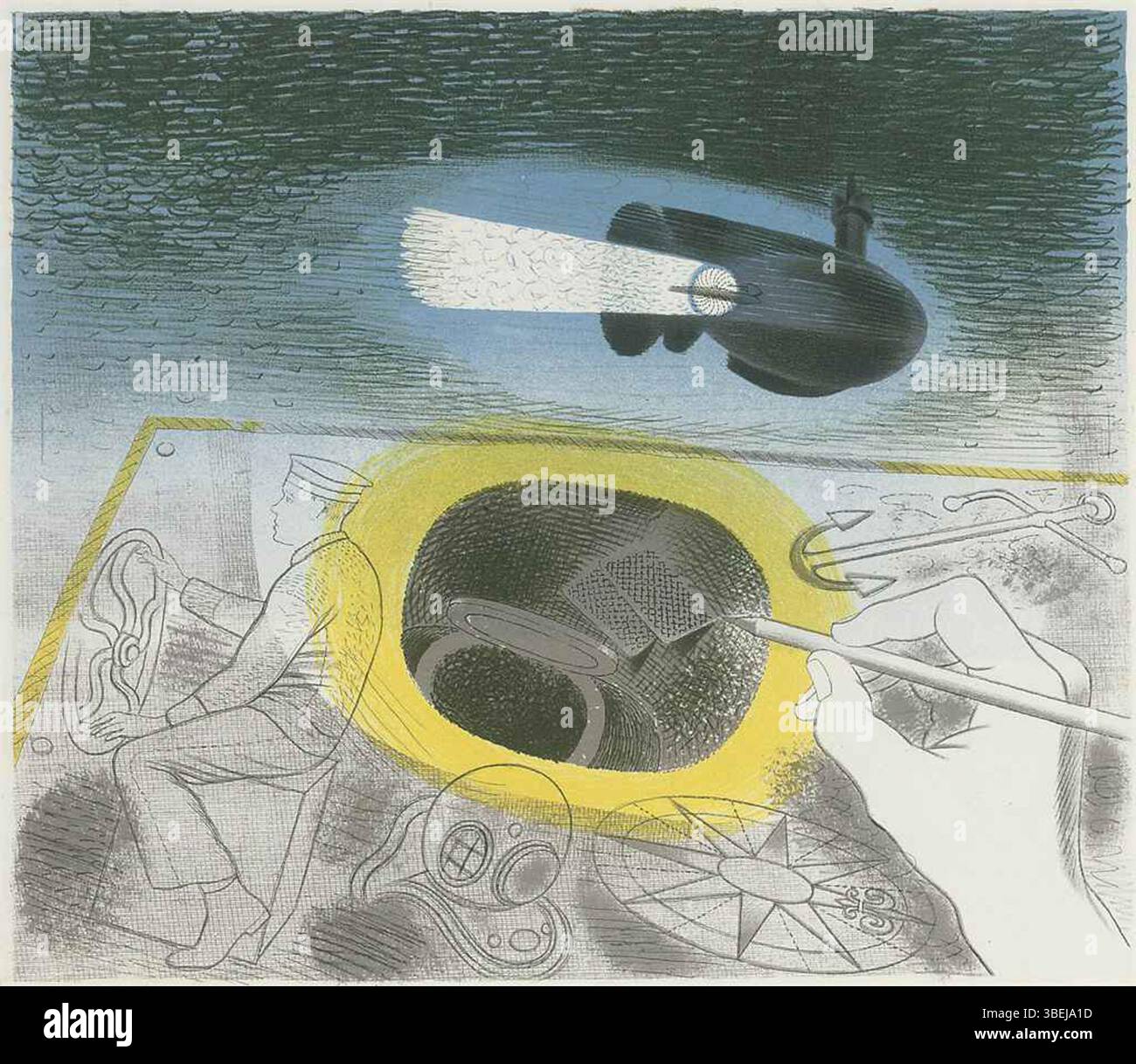 Eric Ravilious' 'Introductory Lithograph' is a significant work from ...