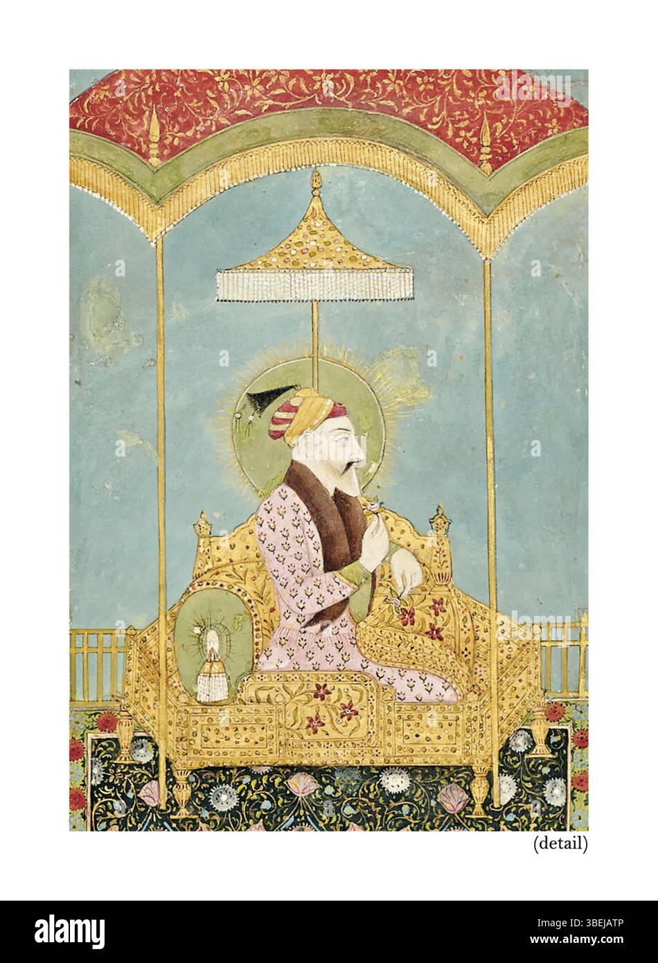 This painting features Mughal Emperor Alamgir II (1699-1759) from the ...