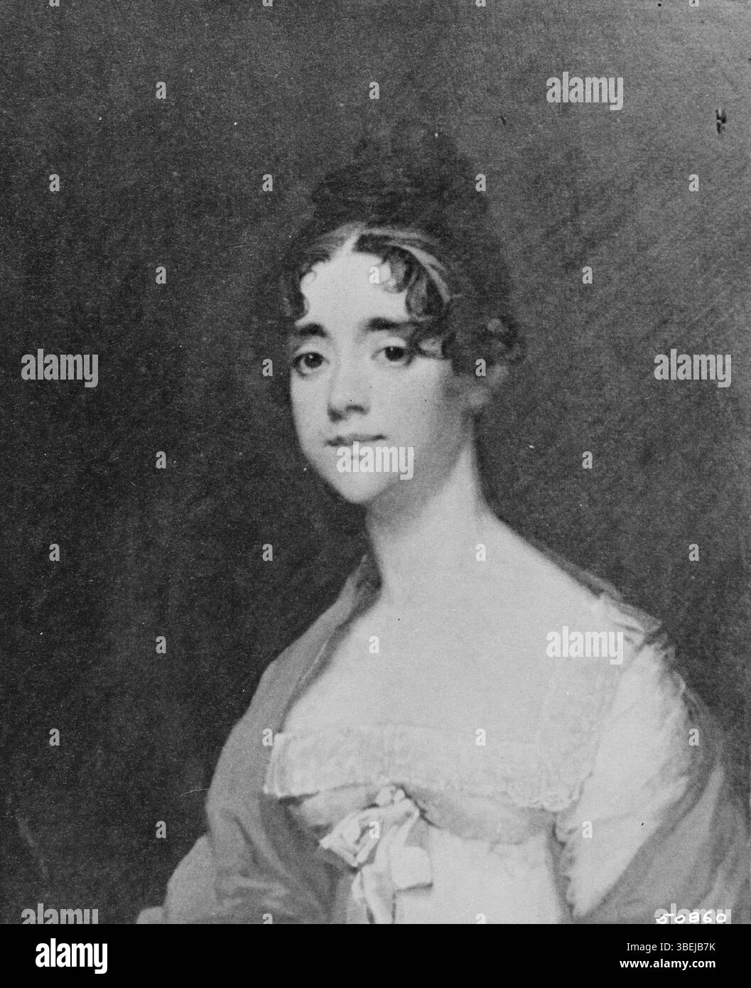 This 1775 portrait by Gilbert Stuart shows Mrs. Alexis A. Eustaphieve ...