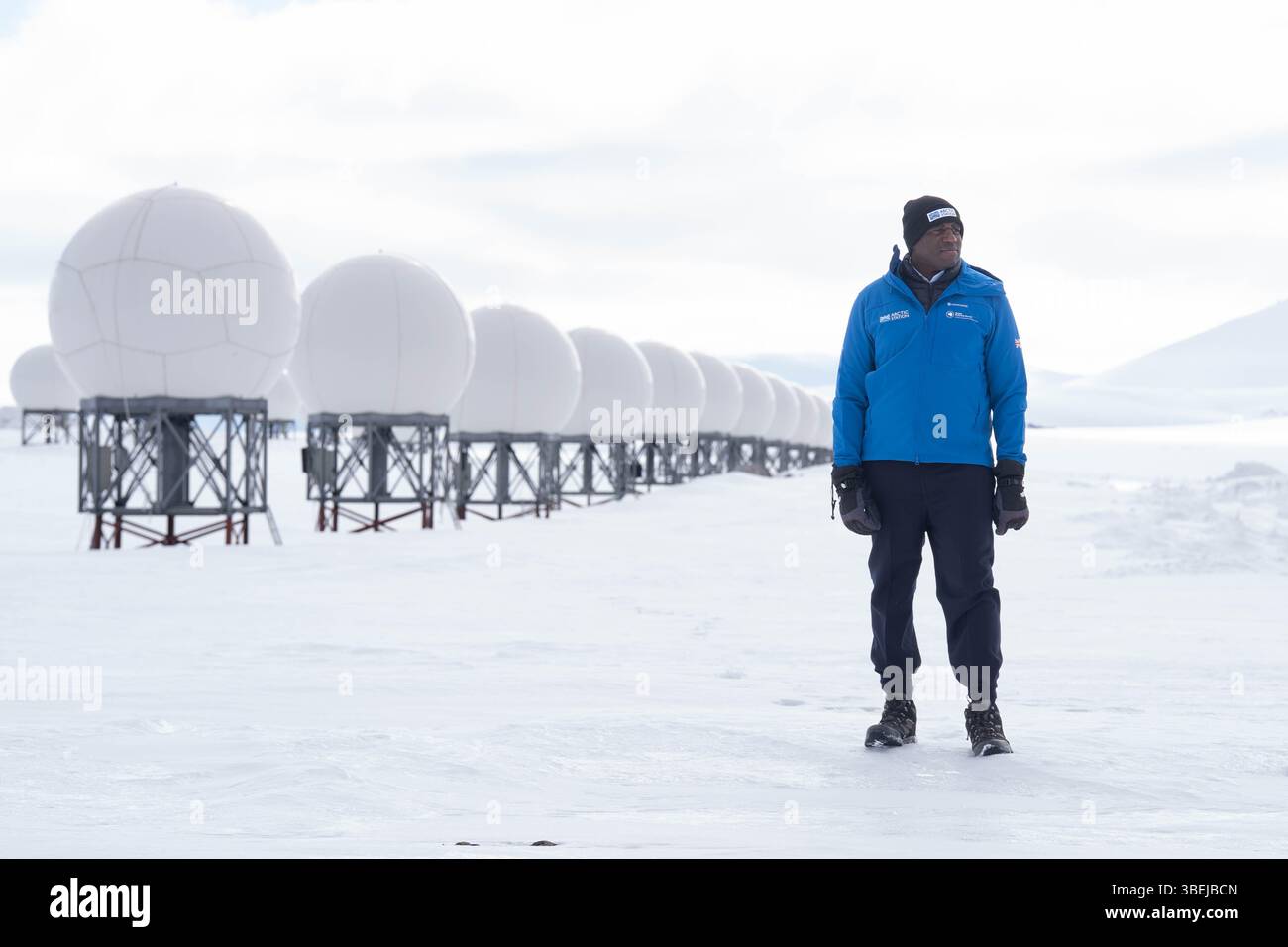 Foreign Secretary David Lammy at SvalSat, a satellite ground station ...