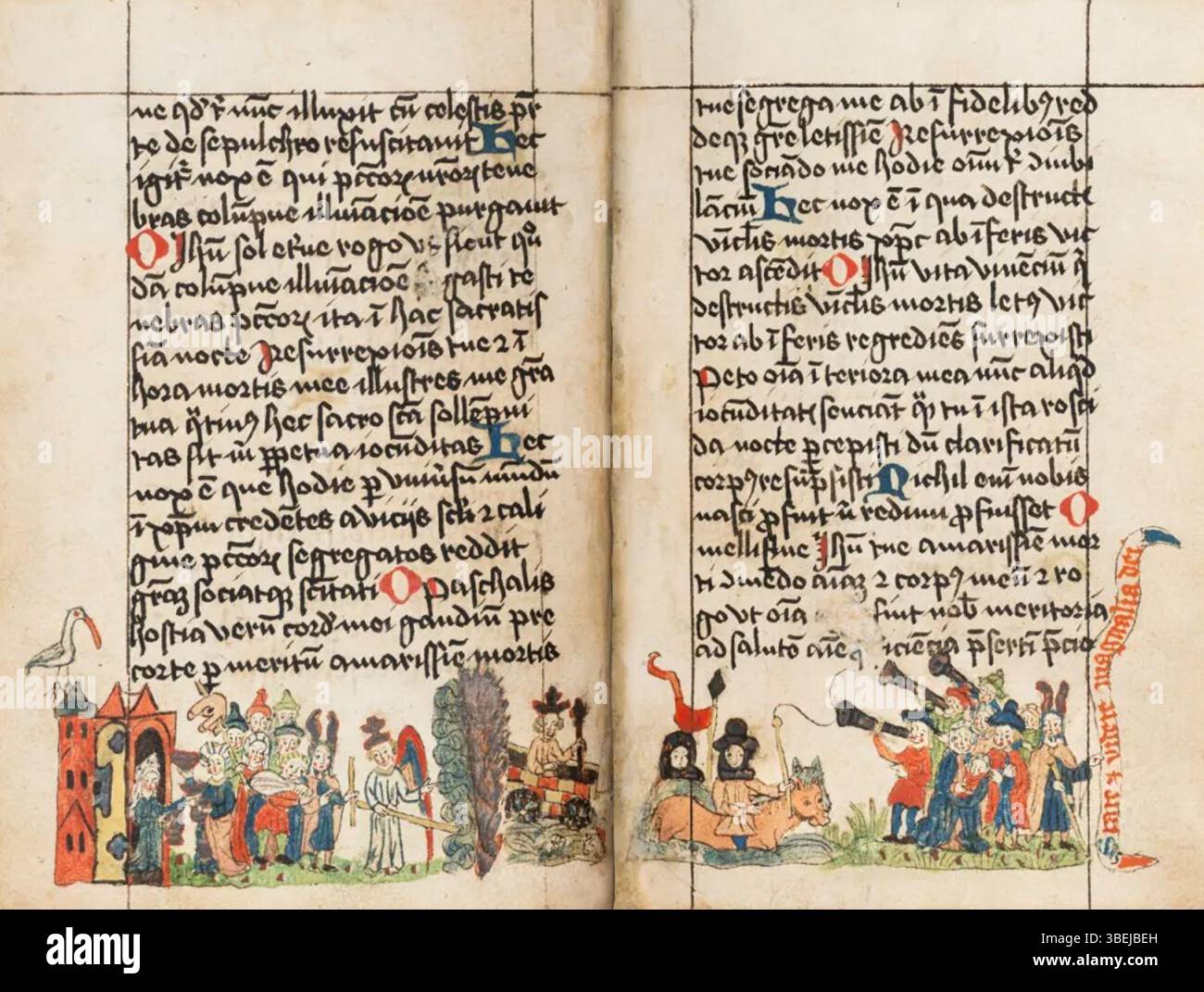 The 'Medinger Osterorationale' is a liturgical manuscript from around ...