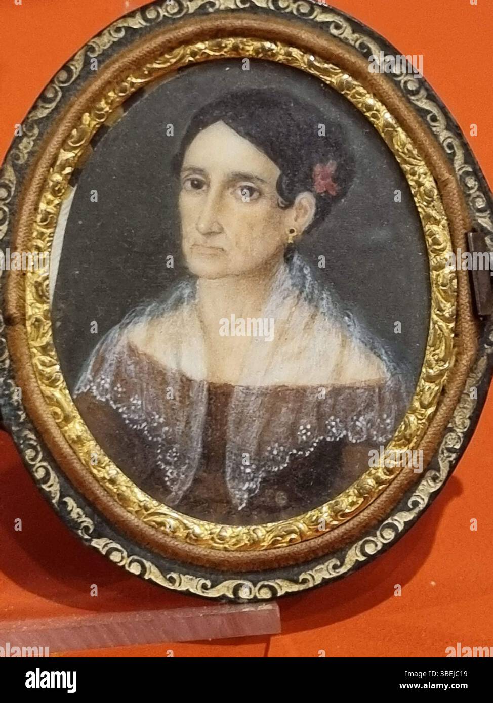 This miniature image depicts Saturnina Bárbara Otálora y del Ribero in ...