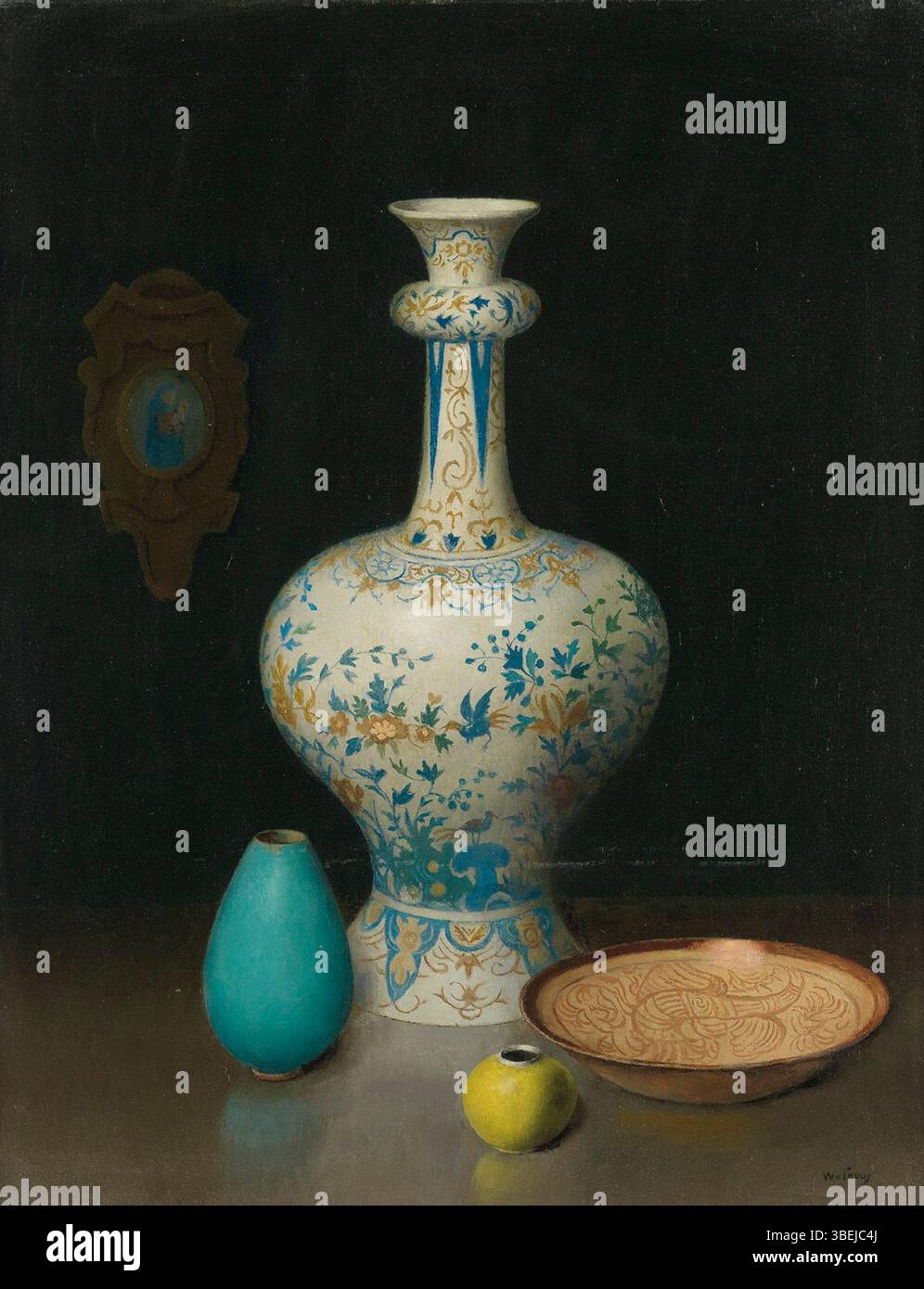 Harry Willson Watrous's 'The Delft Vase' is a painting created around ...