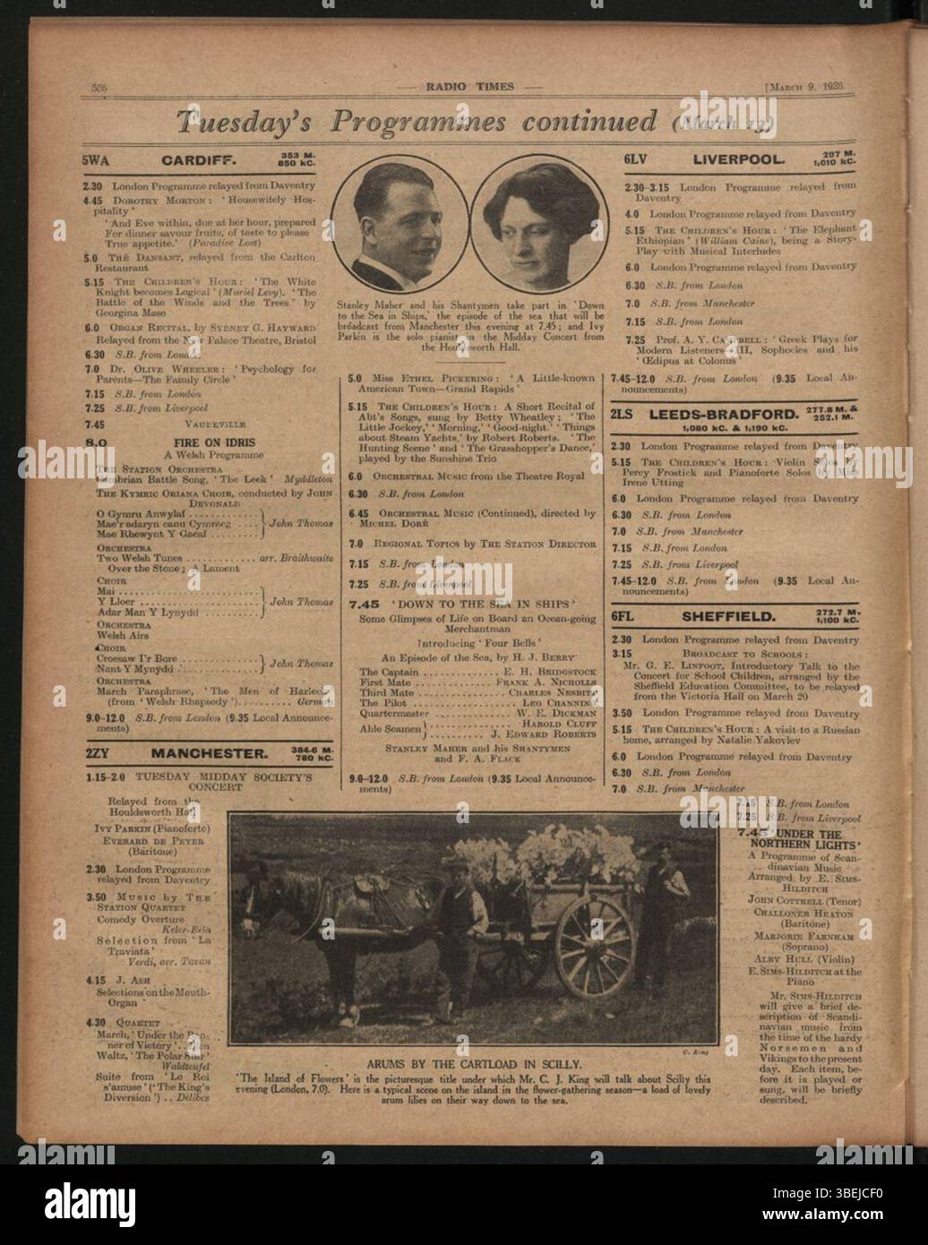 This issue of *Radio Times* from March 11, 1928, features various ...