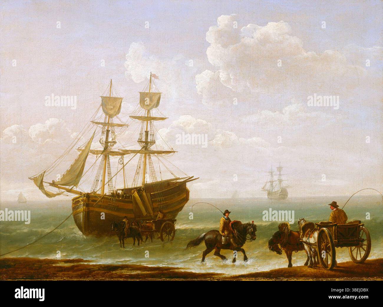 This painting by Julius Caesar Ibbetson from circa 1790 depicts a ...