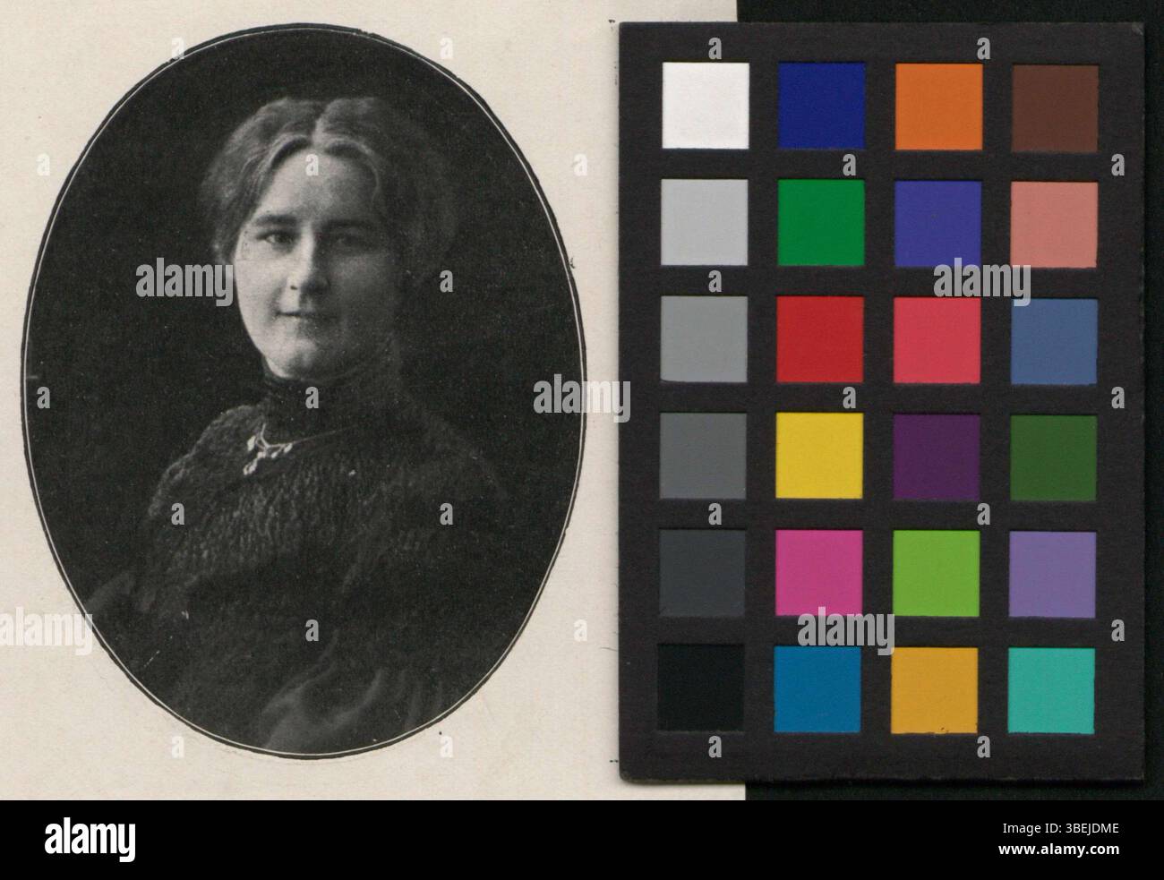 This reproduction of a black-and-white photograph shows Maria Philippi ...