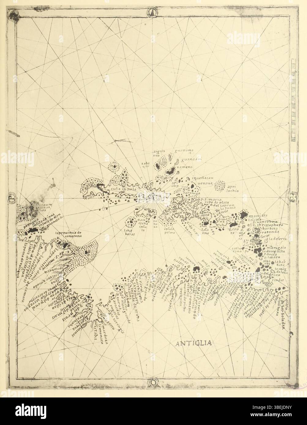 Visconte maggiolo map hi-res stock photography and images - Alamy