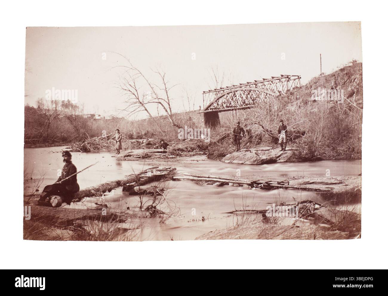 Photograph of the Orange and Alexandria Railroad Bridge across Bull Run ...