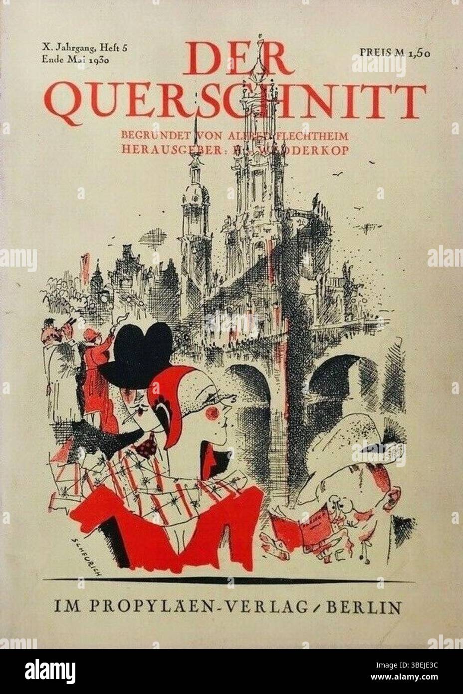 Paul Scheurich's cover design for the May 1930 issue of 'Der ...