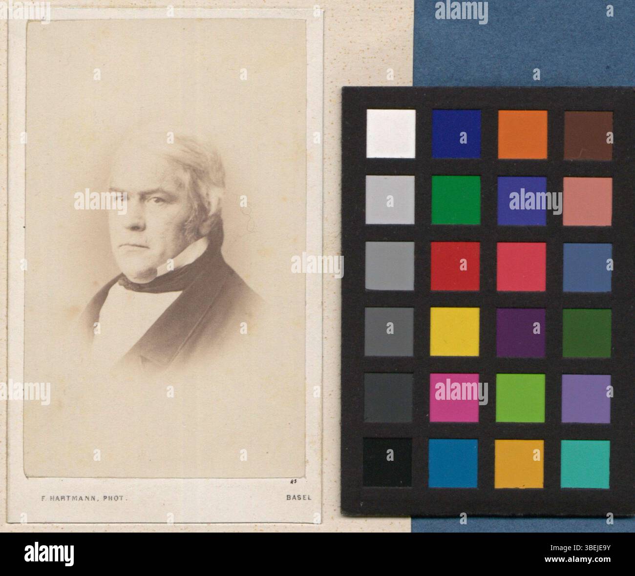 A black-and-white cabinet card photograph taken between 1858 and 1878 ...