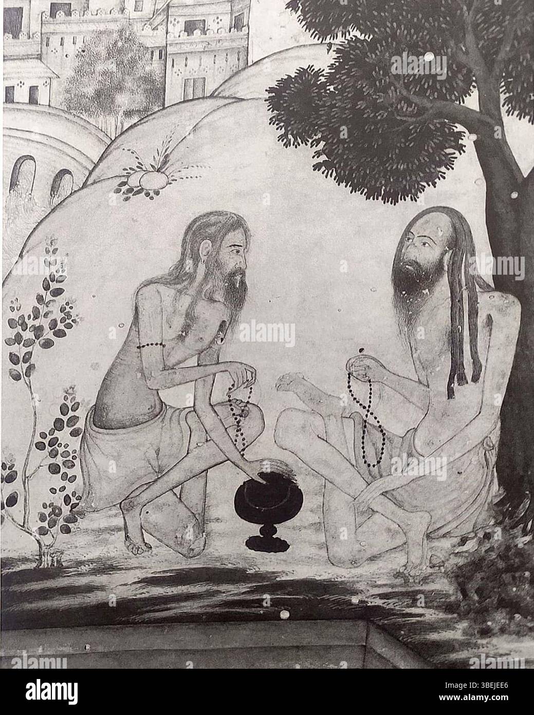 This 1602 painting attributed to Kesu Das illustrates the legendary ...