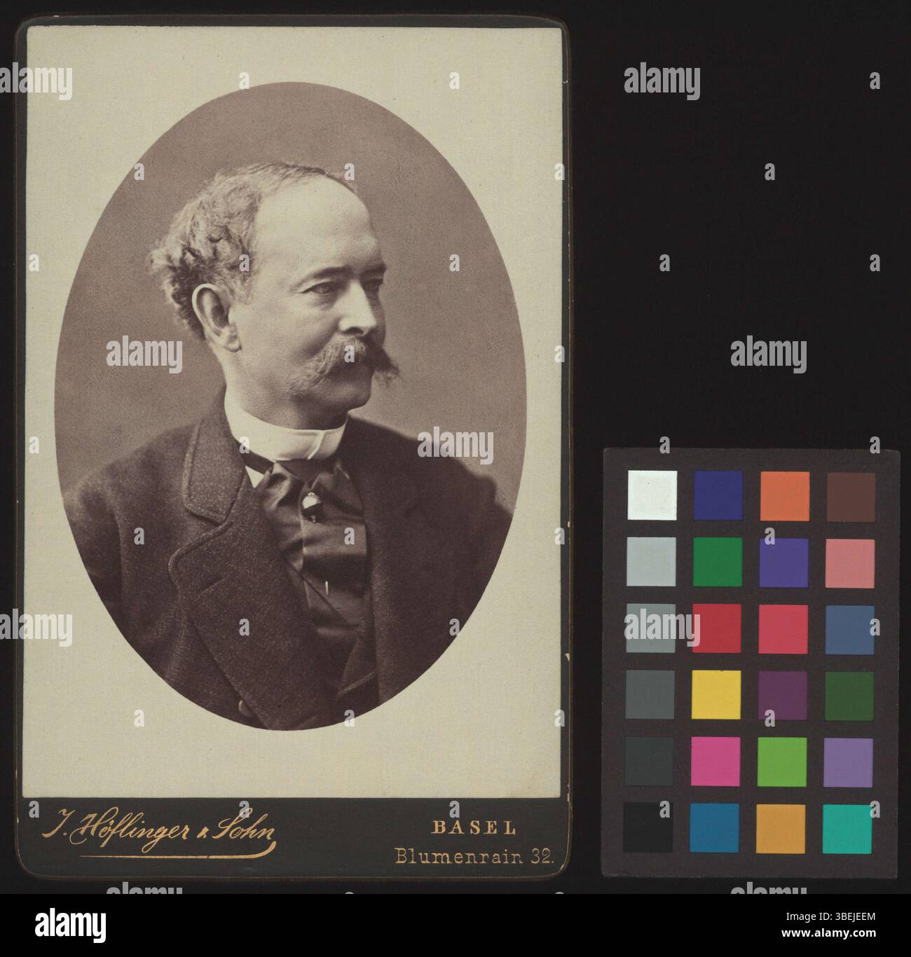 This black-and-white cabinet card photograph, created between 1865 and ...