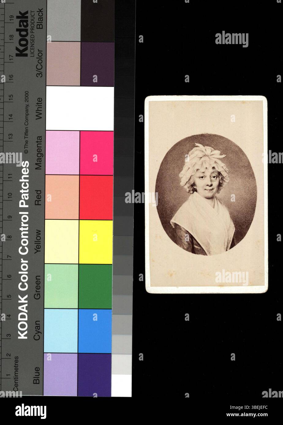 Portrait of Dorothea Thurneysen-Frey, taken between 1780 and 1827. The ...