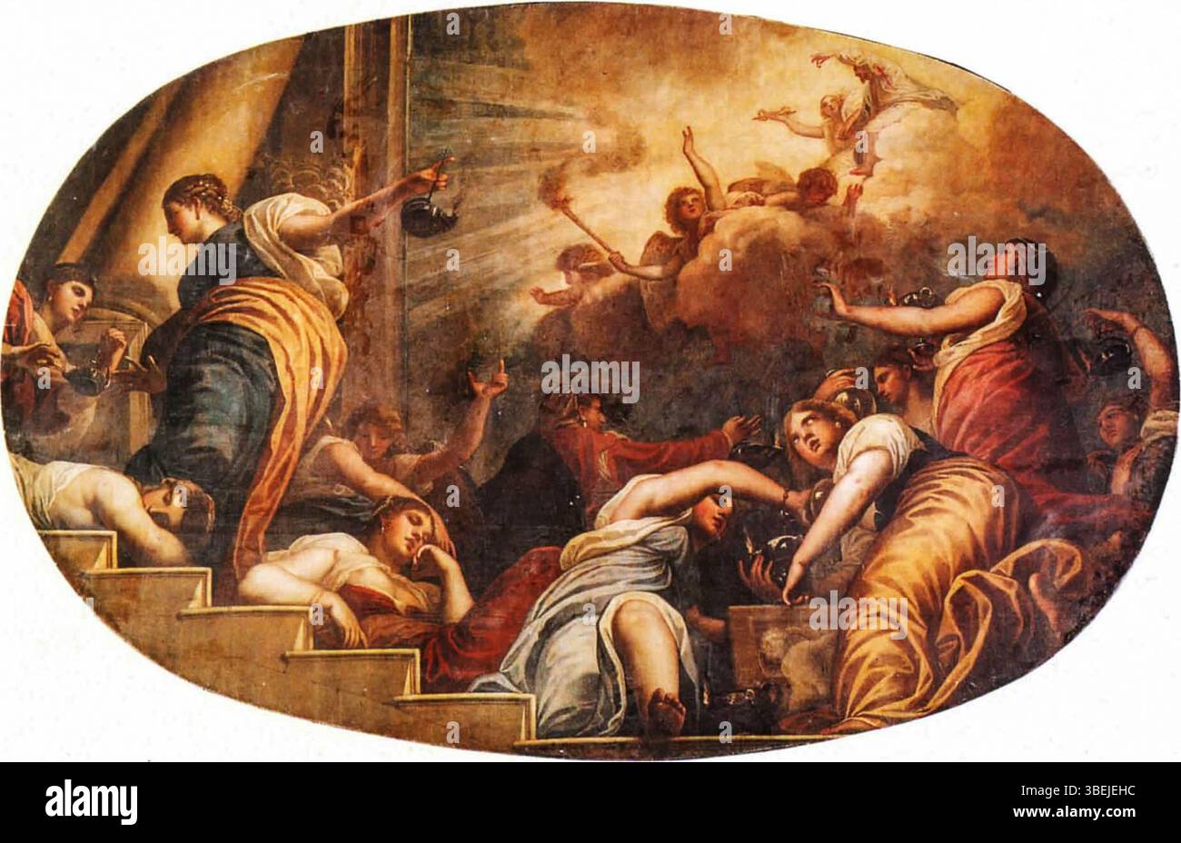 This 16th-century painting by Alessandro Varotari, titled 'Parabola ...