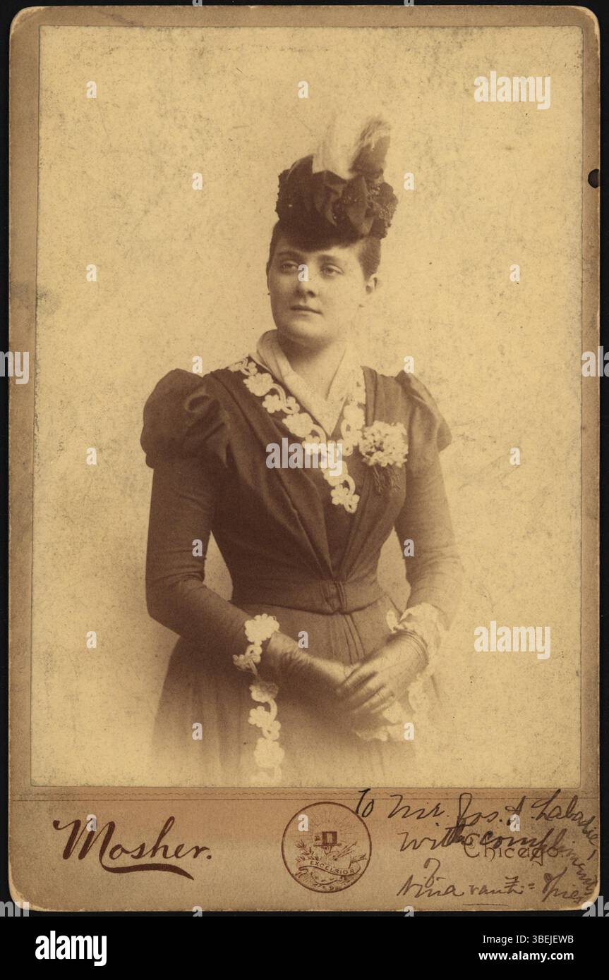 This photograph of Nina Van Zandt, an American activist and wife of ...