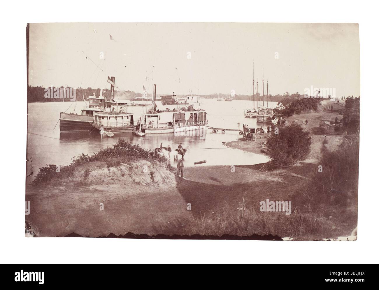 This 1864 photograph, once attributed to Mathew B. Brady, shows ...
