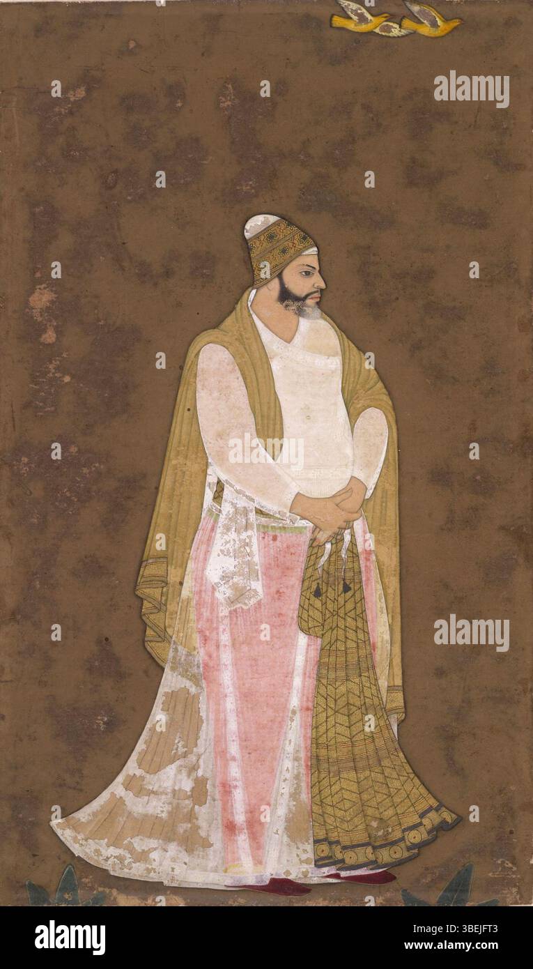 This artwork, attributed to the Bodleian Painter, depicts a stout ...