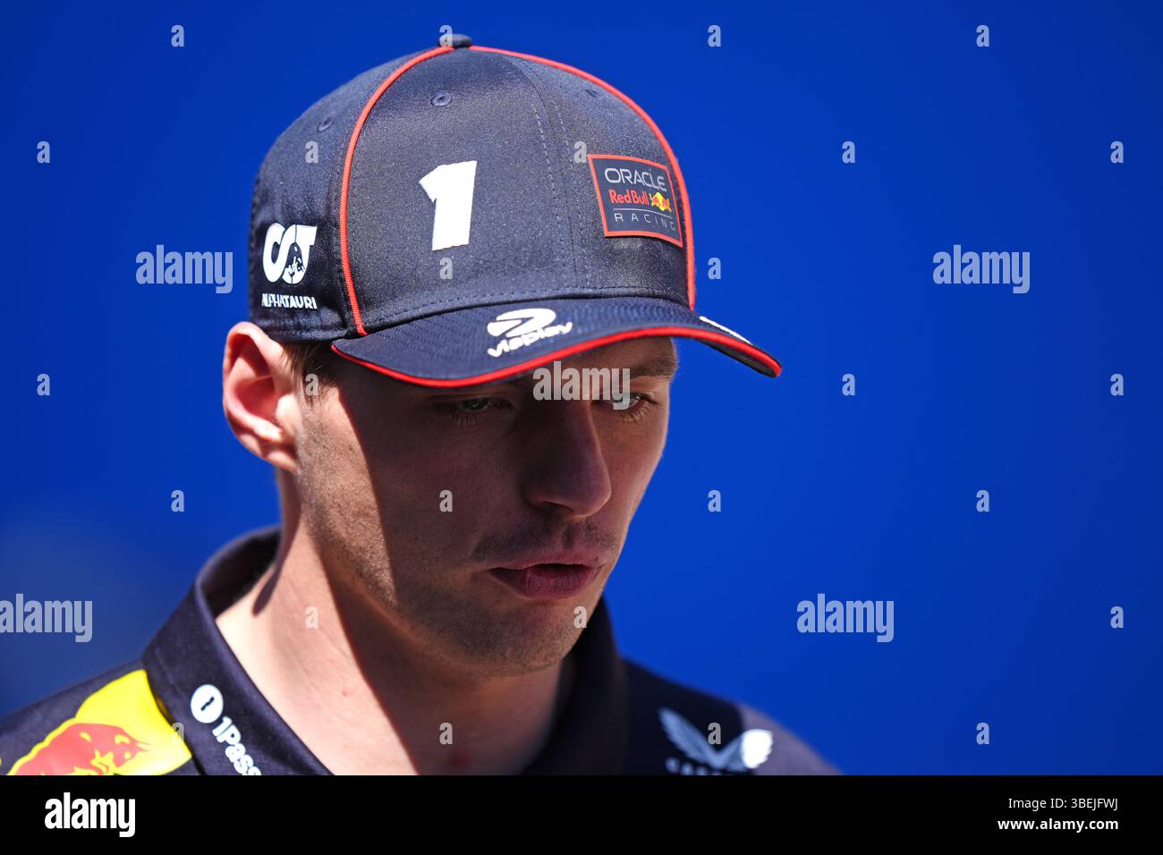 Red Bull's Max Verstappen during the preview day at the Circuit de Barcelona-Catalunya, Spain ...