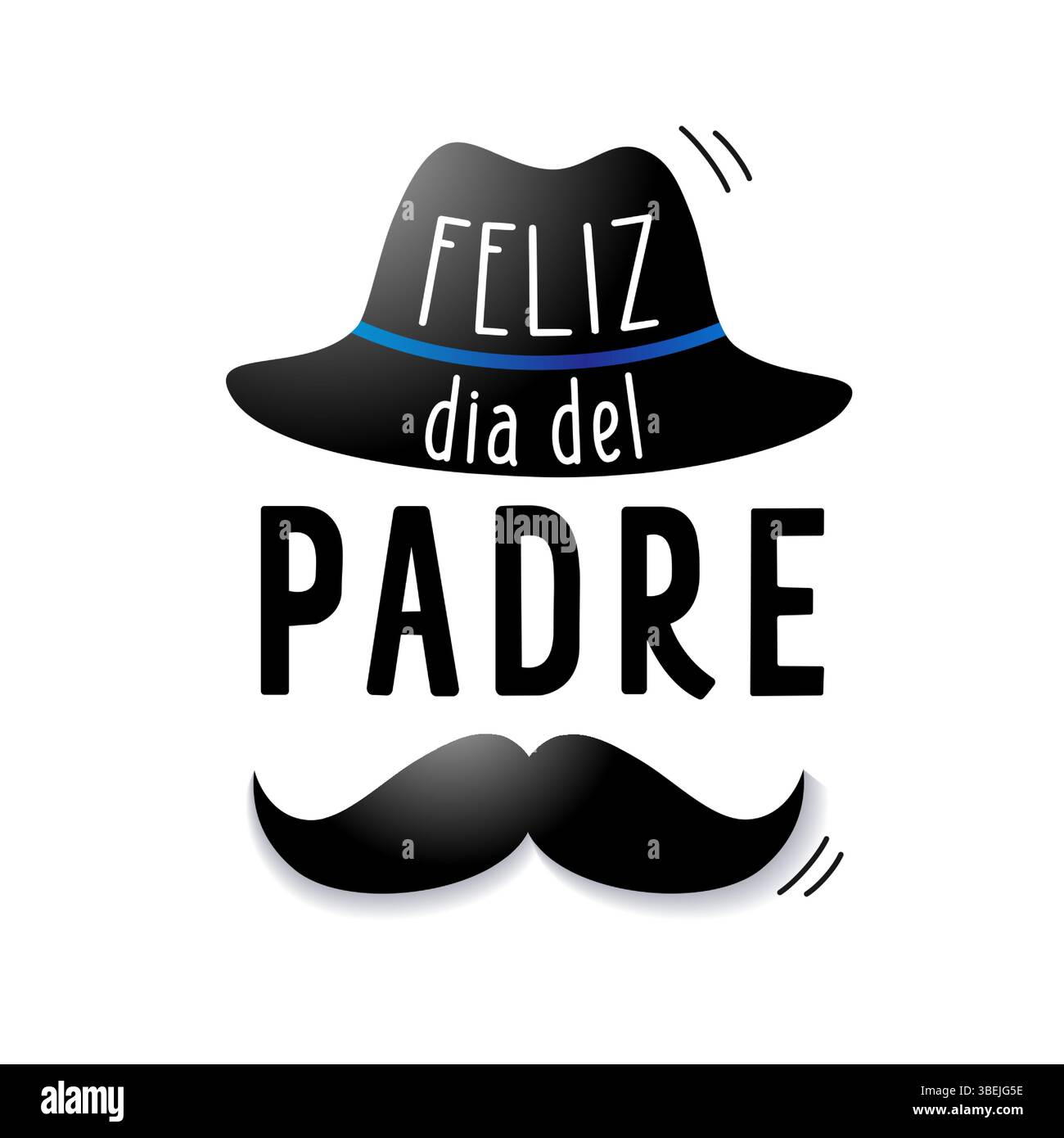 Feliz feliz dia del padre feliz Cut Out Stock Images & Pictures - Alamy