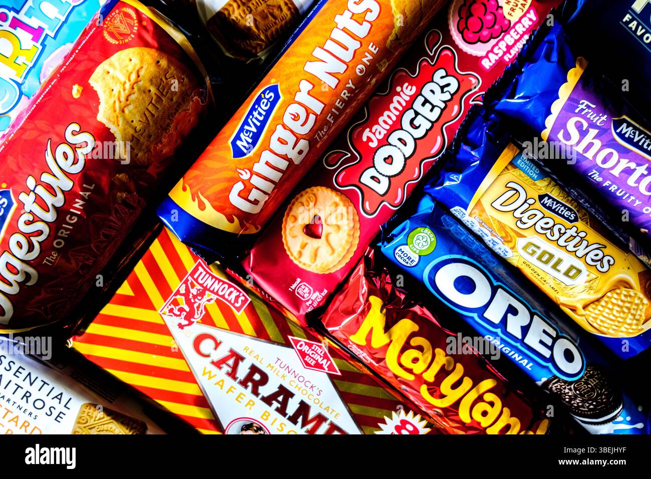 London UK, May 29 2025, A selection of Favourite Popular British ...