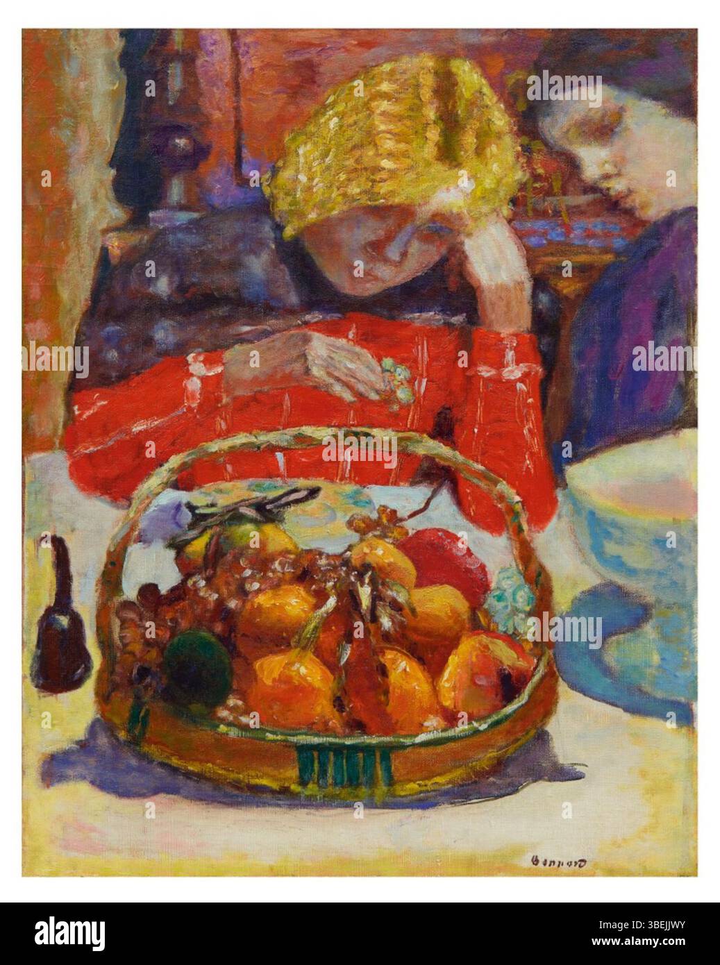 Pierre Bonnard’s 1924 painting portraying a woman with golden hair ...