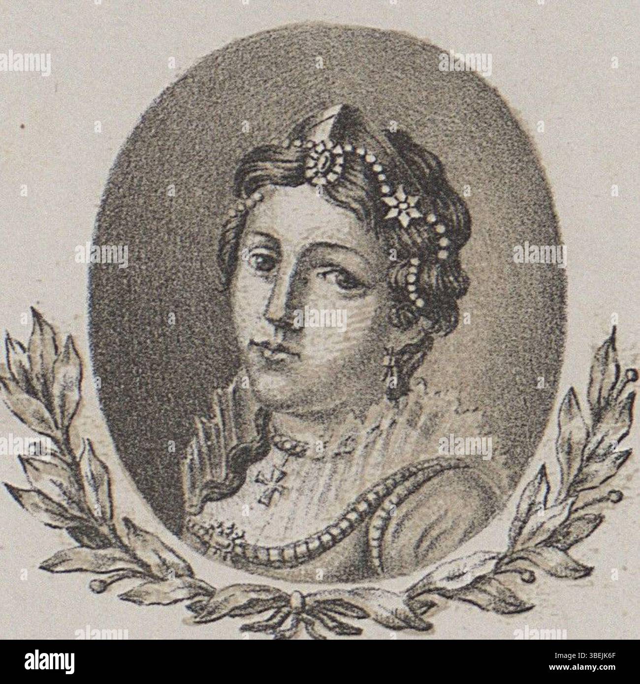 This 19th-century portrait by Micha Stachowicz depicts Salomea of Berg ...