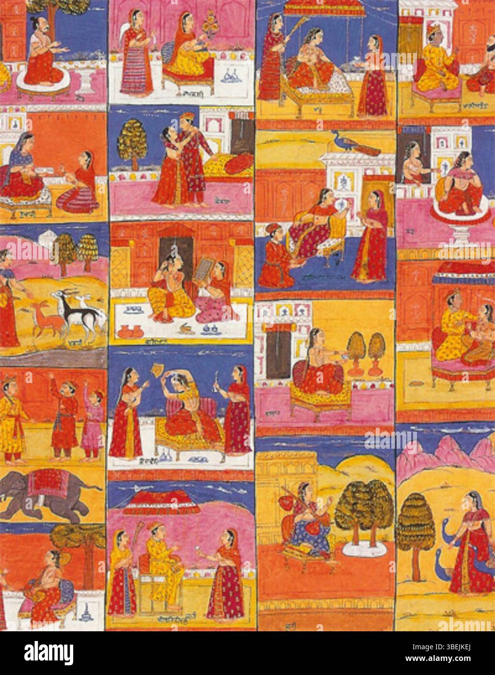 This 1839 series of Ragamala paintings, from a Guru Granth Sahib ...