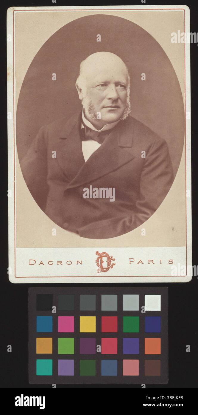 This albumen print photograph of Adolf Burckhardt-Bischoff, taken ...