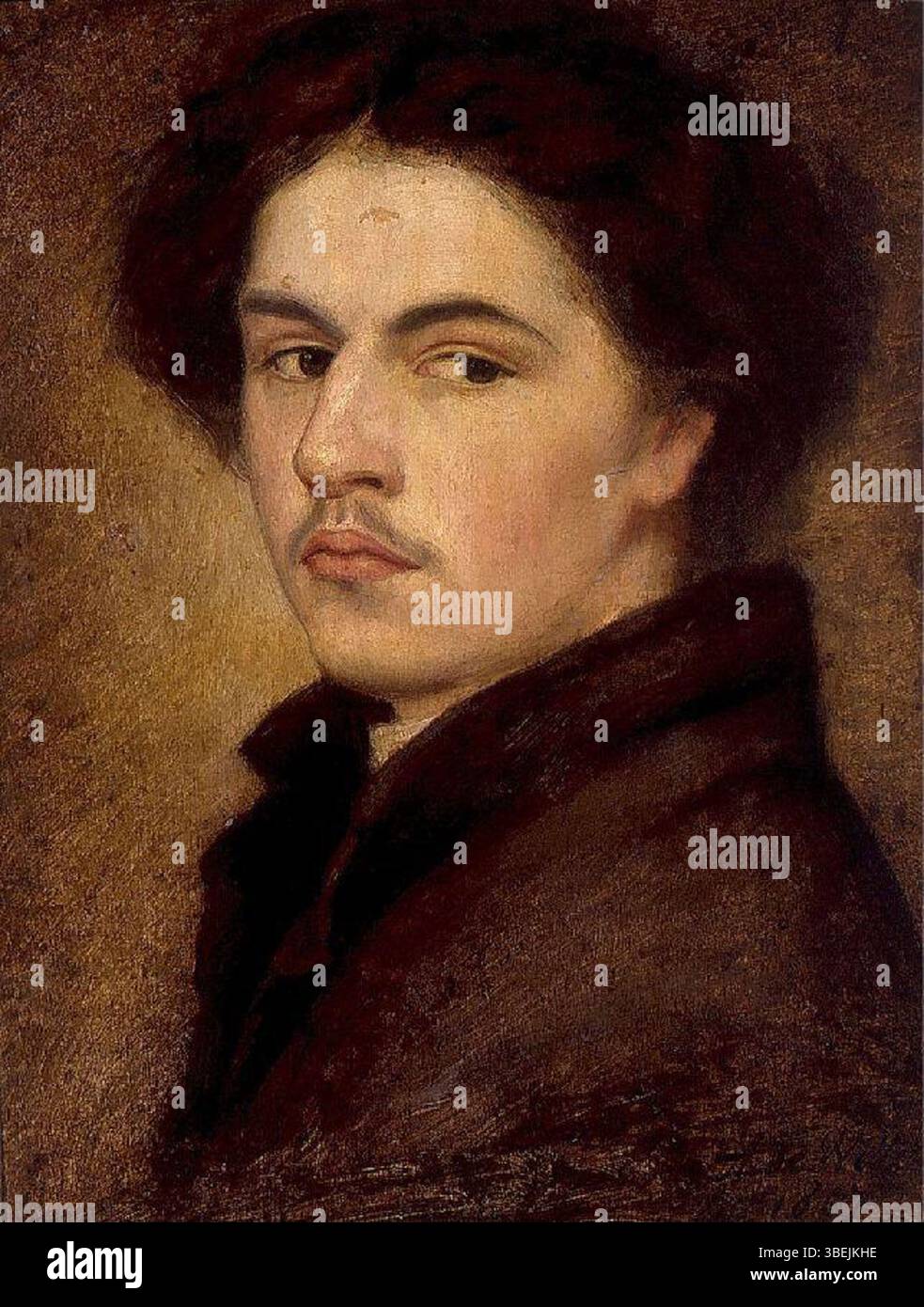 Autoportrait by Adrien de Witte, painted in 1867, this self-portrait is ...