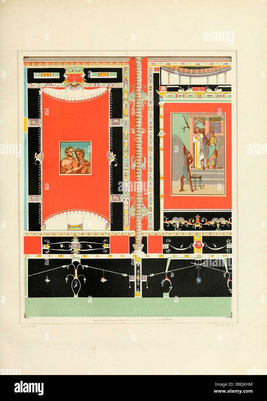 This fresco by Geremia Discanno, published in 1877, illustrates the ...