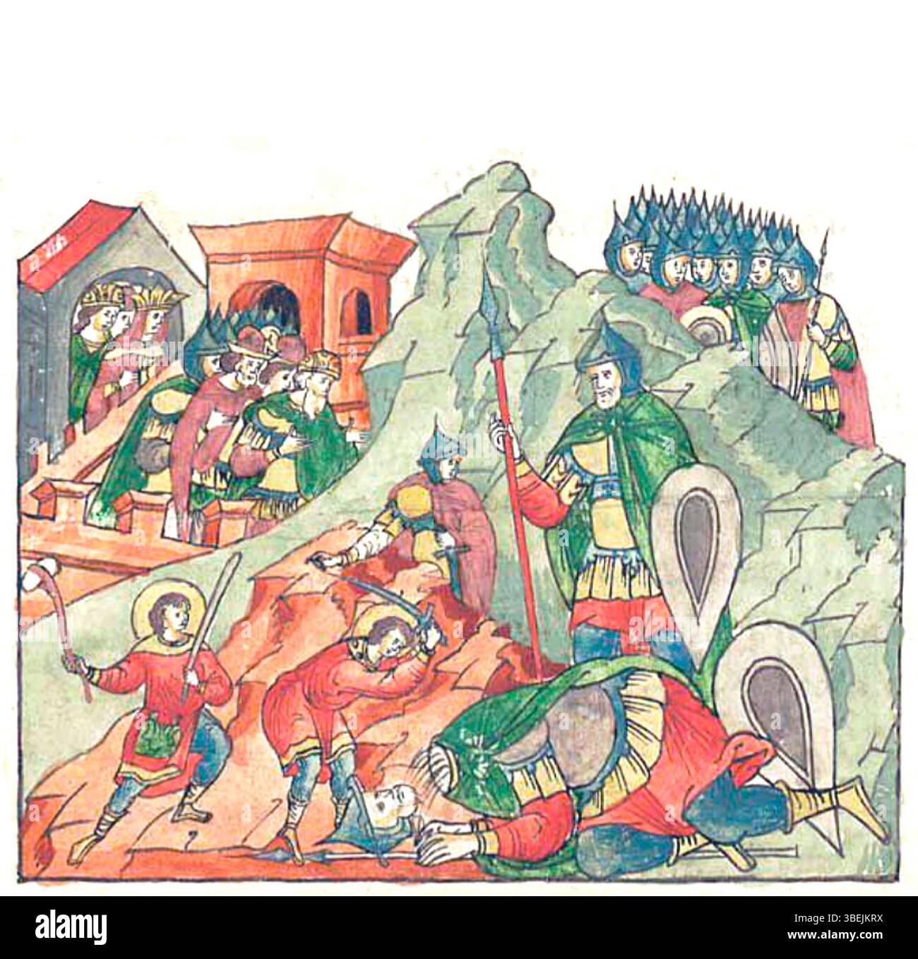 The 'Facial Chronicle' from the 1560s illustrates the biblical story of ...