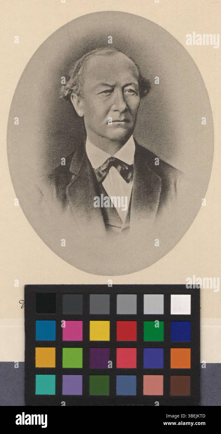 This black-and-white photographic reproduction from between 1850 and ...