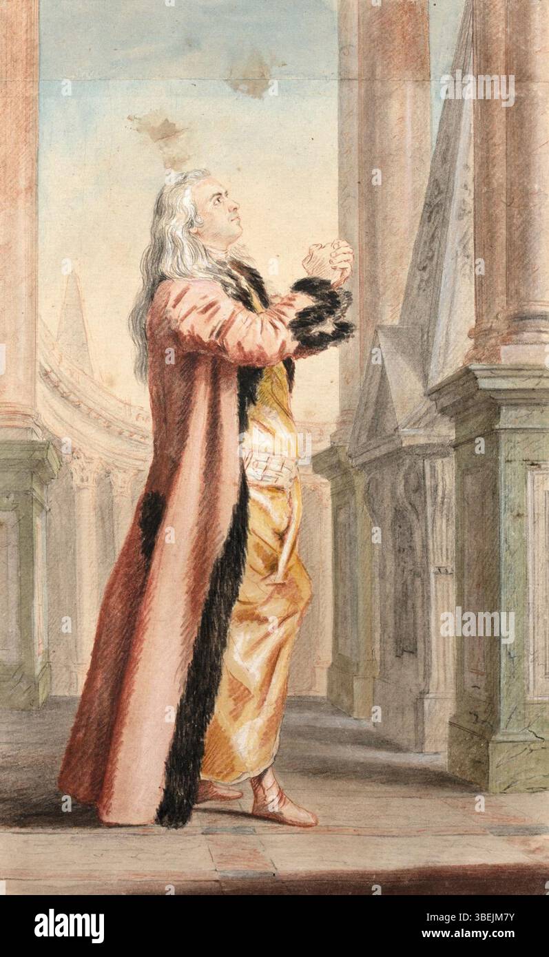 This 1765 drawing by Louis Carrogis Carmontelle depicts Jean-Baptiste ...