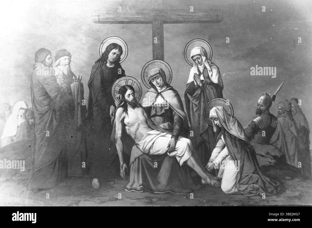 This photograph, taken between 1852 and 1947, depicts the religious ...