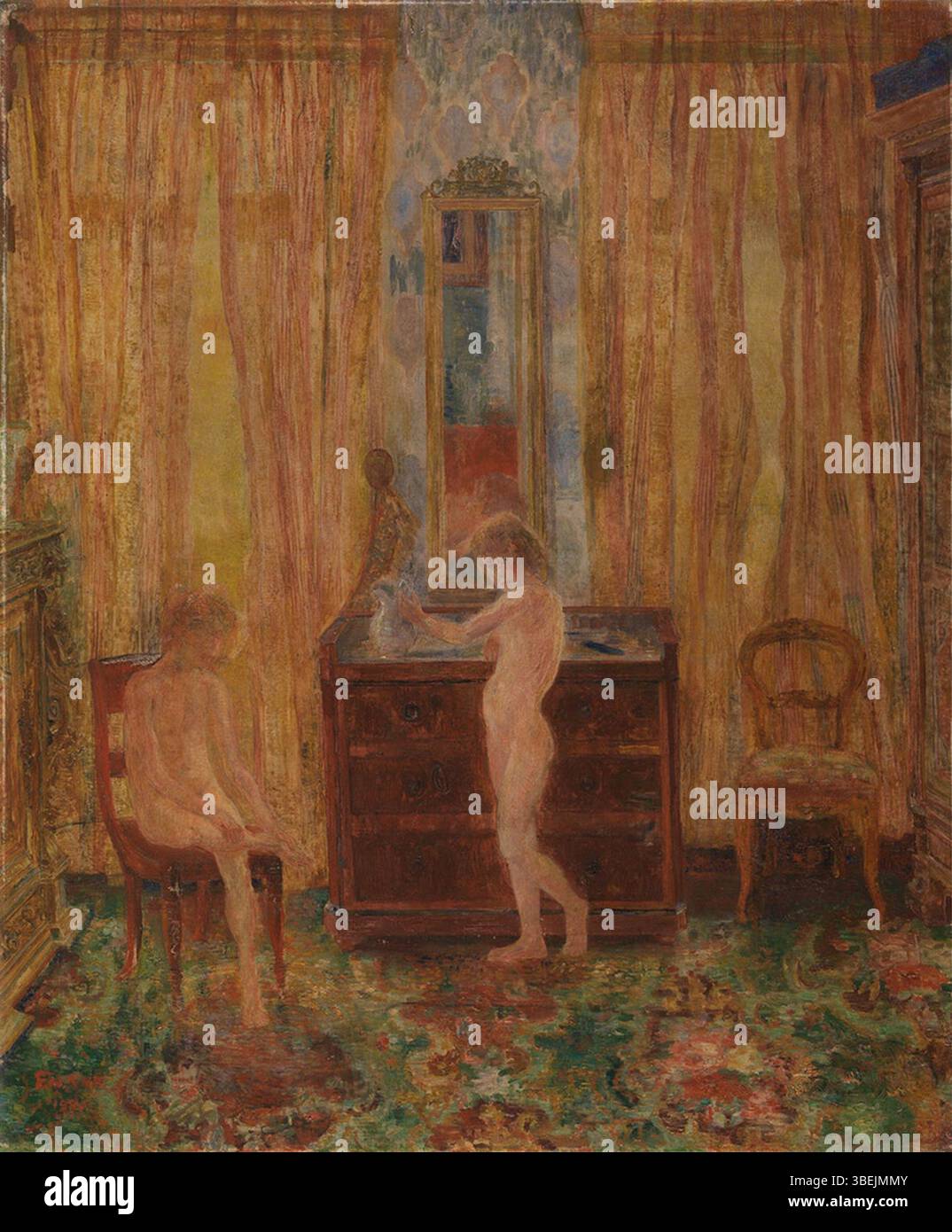 'Kinderen aan het ochtendtoilet' (Children at their Morning Toilet) by ...