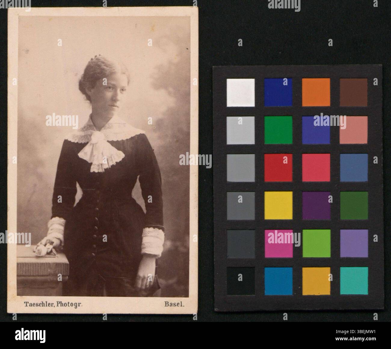 This black-and-white cabinet card photograph, taken between 1877 and ...