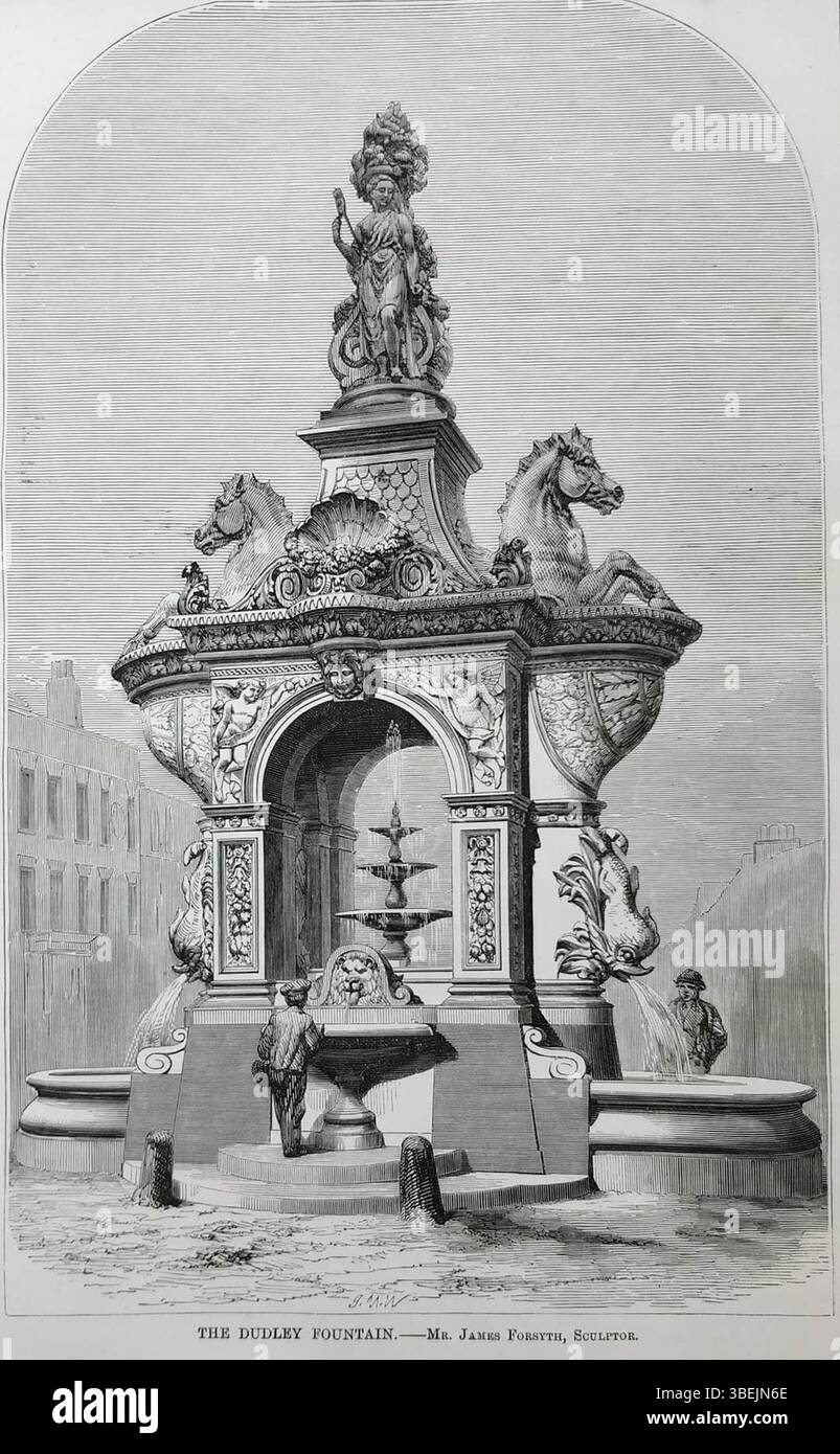 The James Forsyth Drinking Fountain, featured in 'The Builder' on March ...
