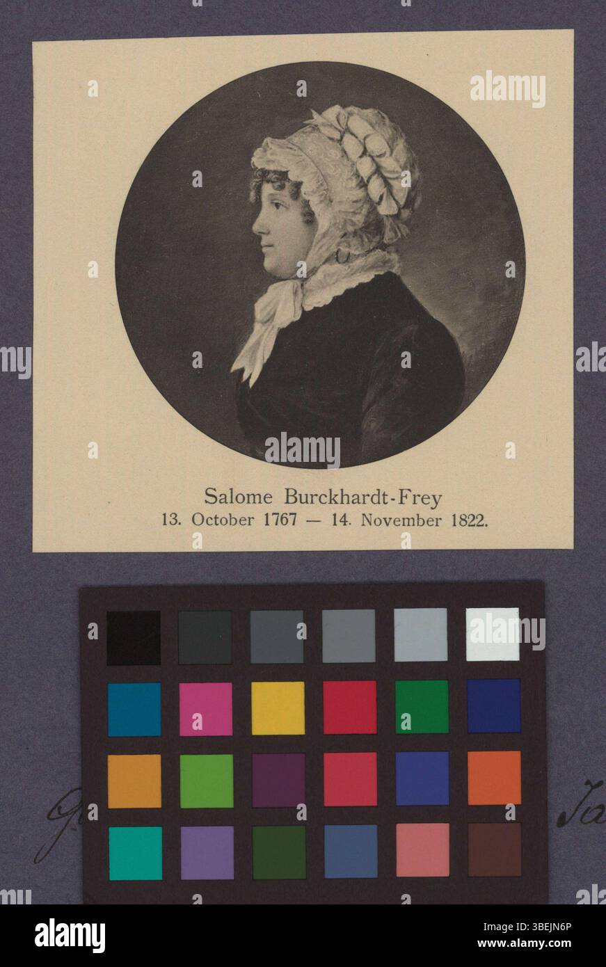 This black-and-white reproduction from between 1790 and 1820 depicts ...