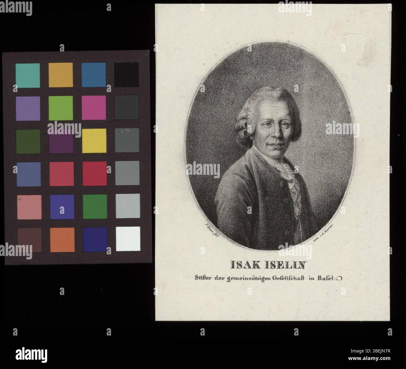 This lithograph from between 1800 and 1899, created by J. Senn and ...