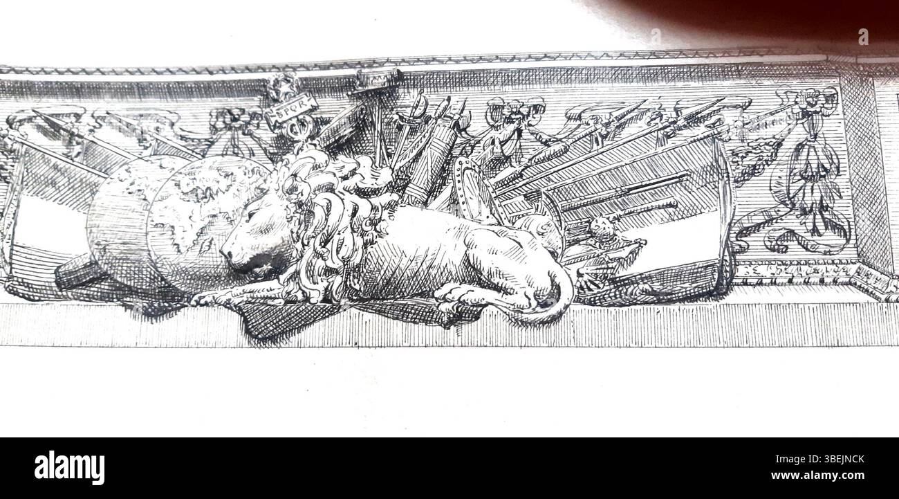 This variant of 'Fregio in onore di Giuseppe Garibaldi' by Antonio ...